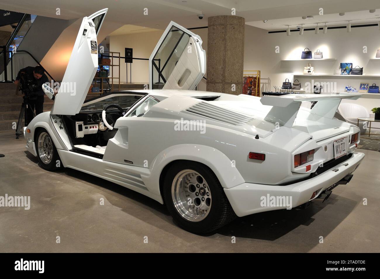 1989 Lamborghini Contach 25th anniversary edition, auction estimate $1. ...