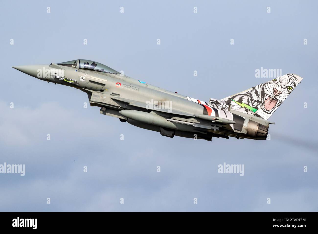 Italian Air Force F-2000A Eurofighter Typhoon fighter jet from 12 ...