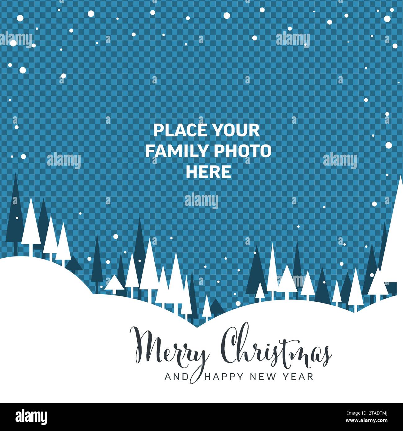 Retro vintage frame layout template with place for your photo. Simple ...