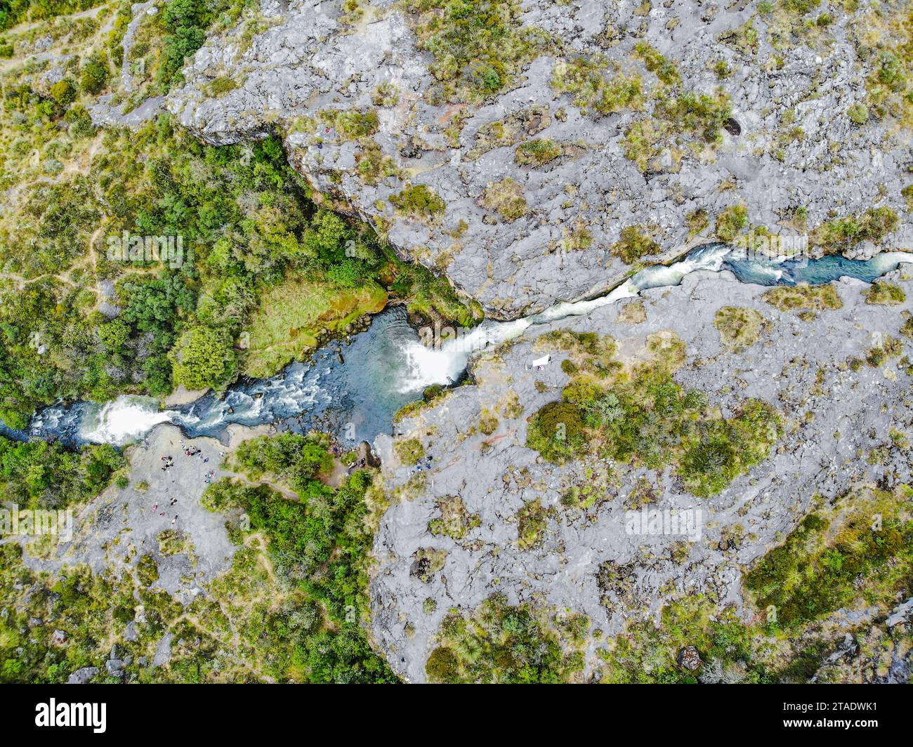 Waterfall born in the cotopaxi hi-res stock photography and images - Alamy