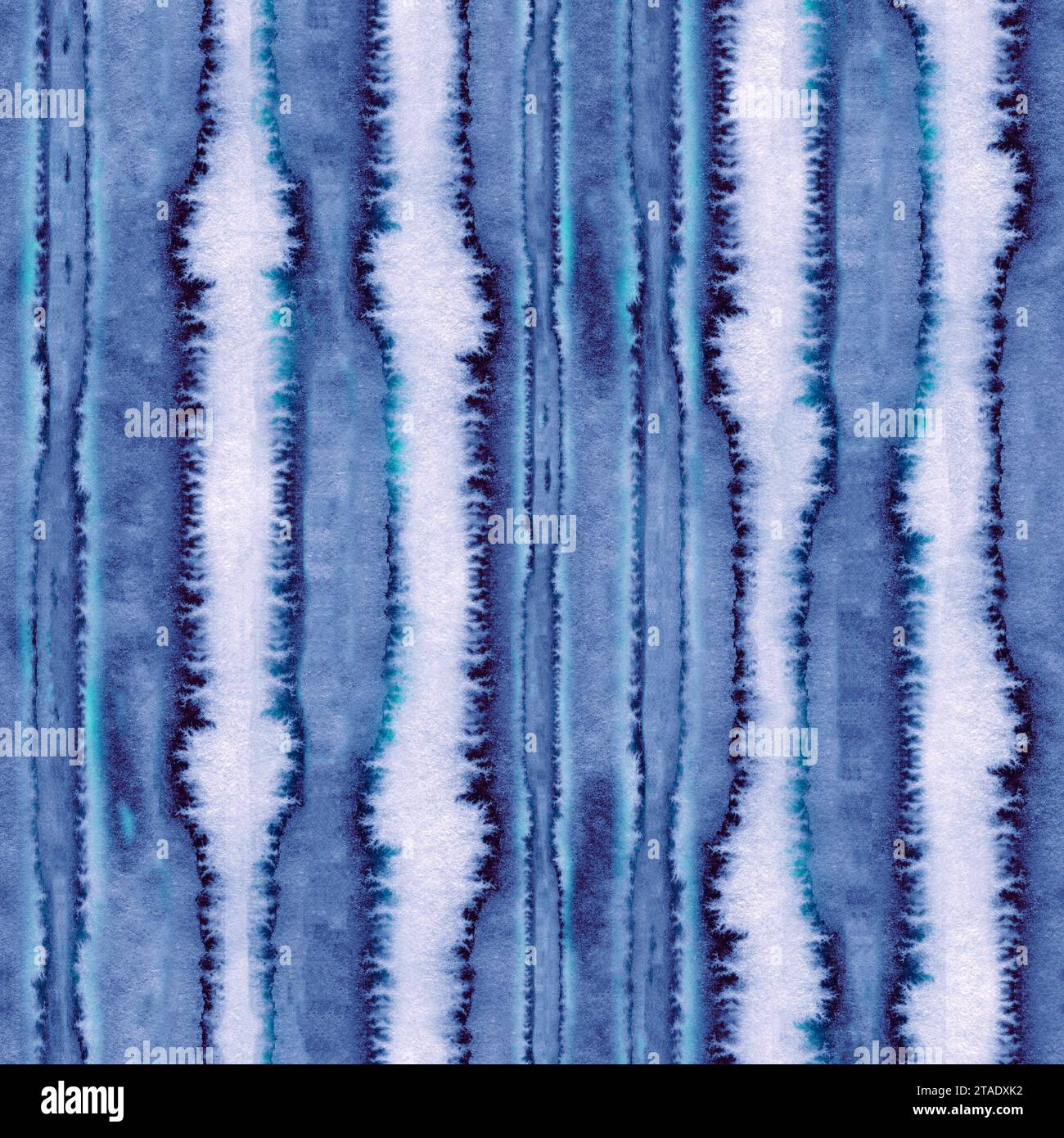 Watercolor seamless striped pattern. Grunge texture of paint smudges ...