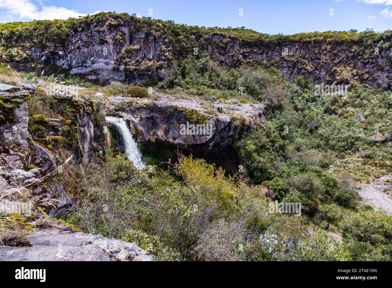 Waterfall born in the cotopaxi hi-res stock photography and images - Alamy