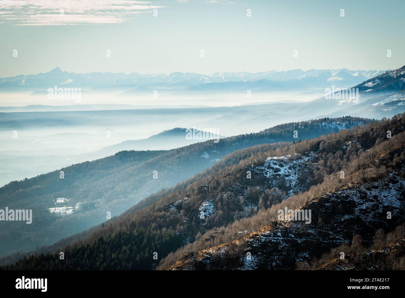 Italian Alps landscape, Bielmonte, Biella, Piemonte Stock Photo - Alamy