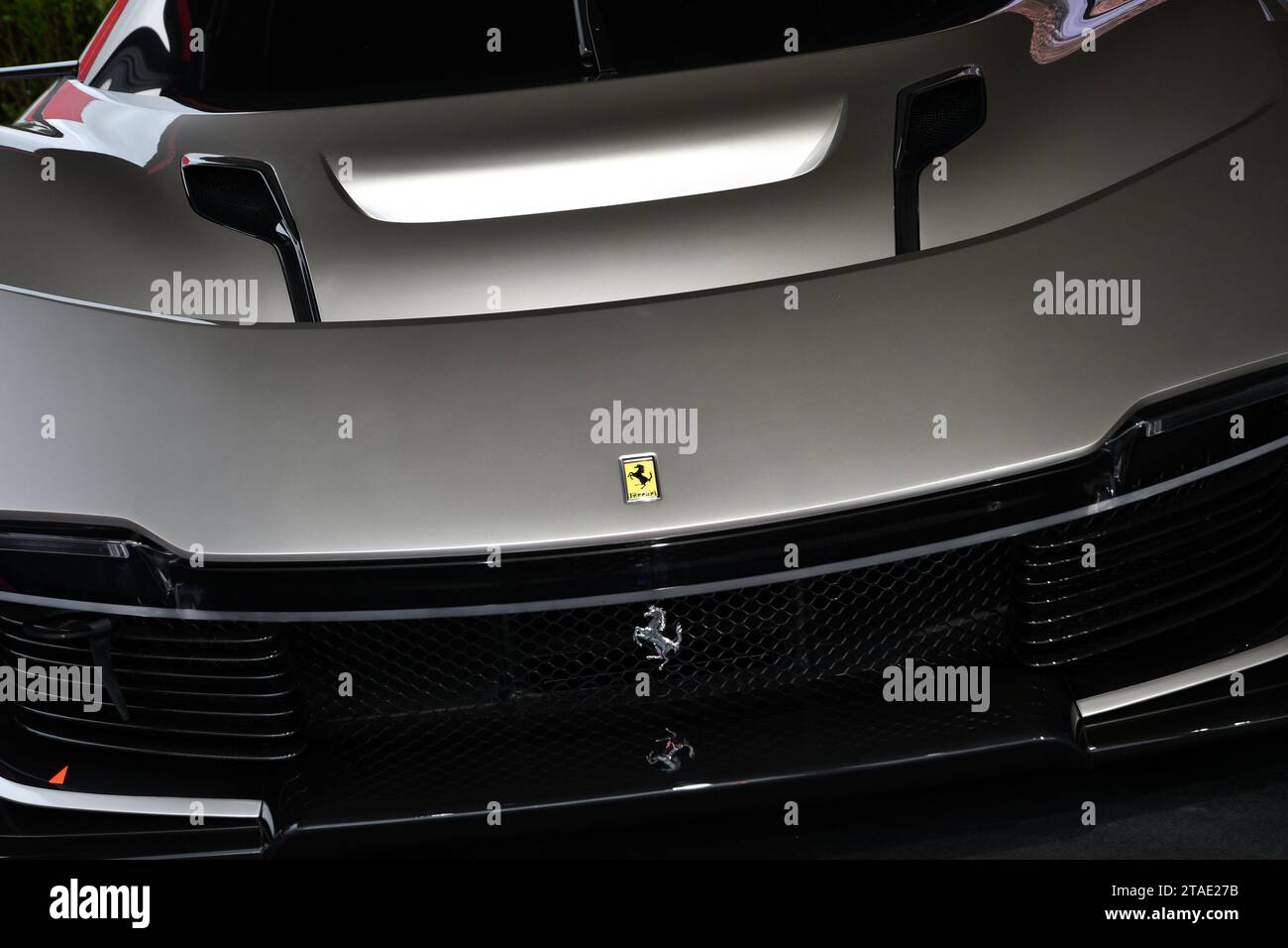 Scarperia, Mugello - 28 October 2023: Detail of Ferrari one-off KC23 on ...