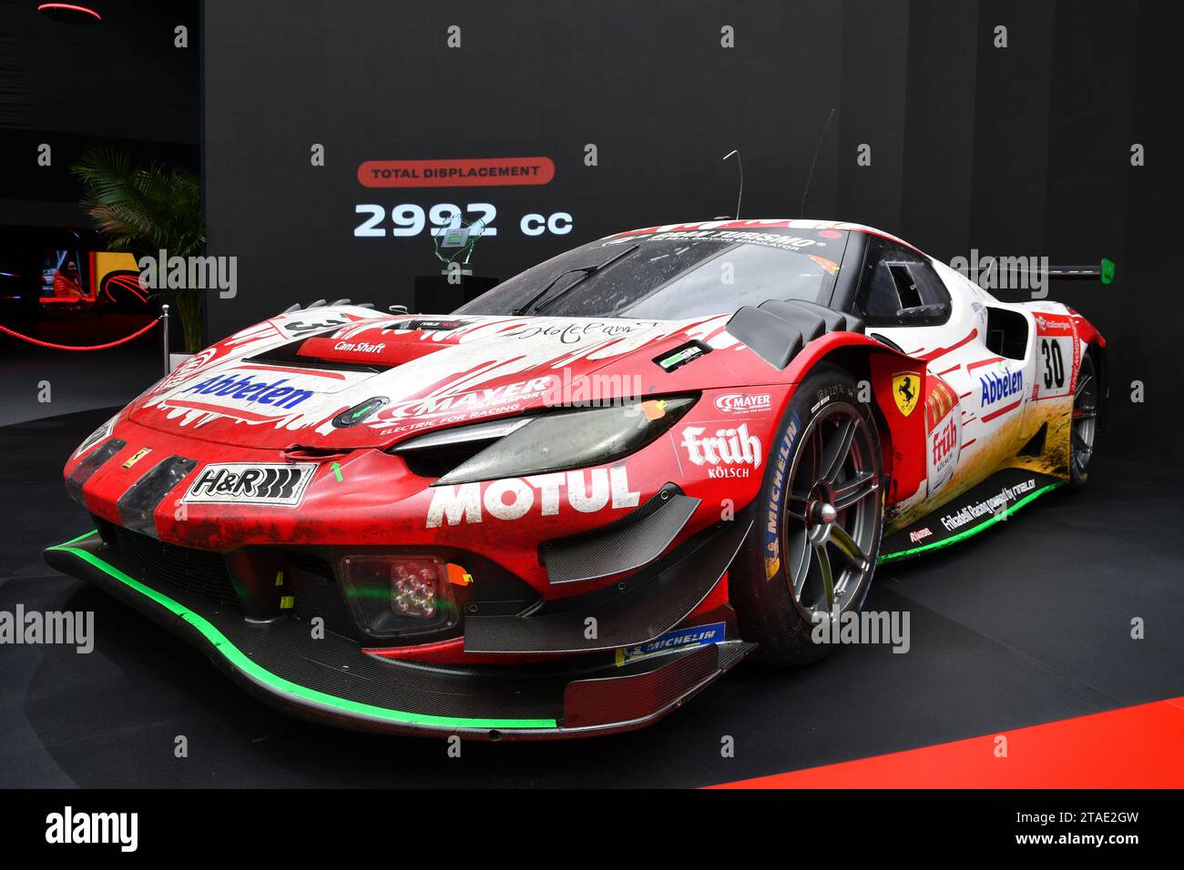 Scarperia, Mugello - 28 October 2023: Ferrari 296 GT3 of Frikadelli ...