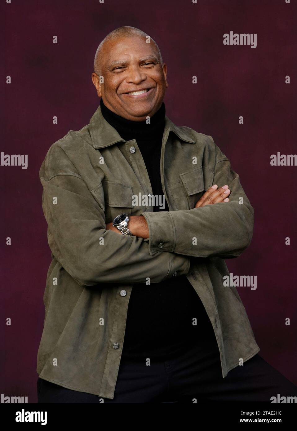 Reginald Hudlin, director of the film "Candy Cane Lane," poses for a ...