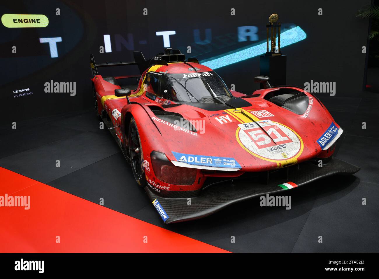 Scarperia, Mugello - 28 October 2023: Ferrari 499P #51 Winner at the 24 ...