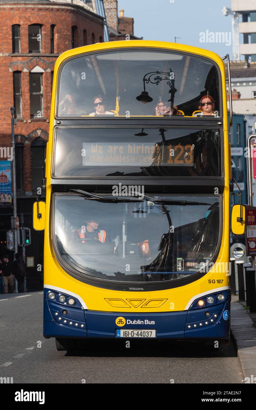 Republic of Ireland, County Dublin, Dublin, bus Stock Photo - Alamy