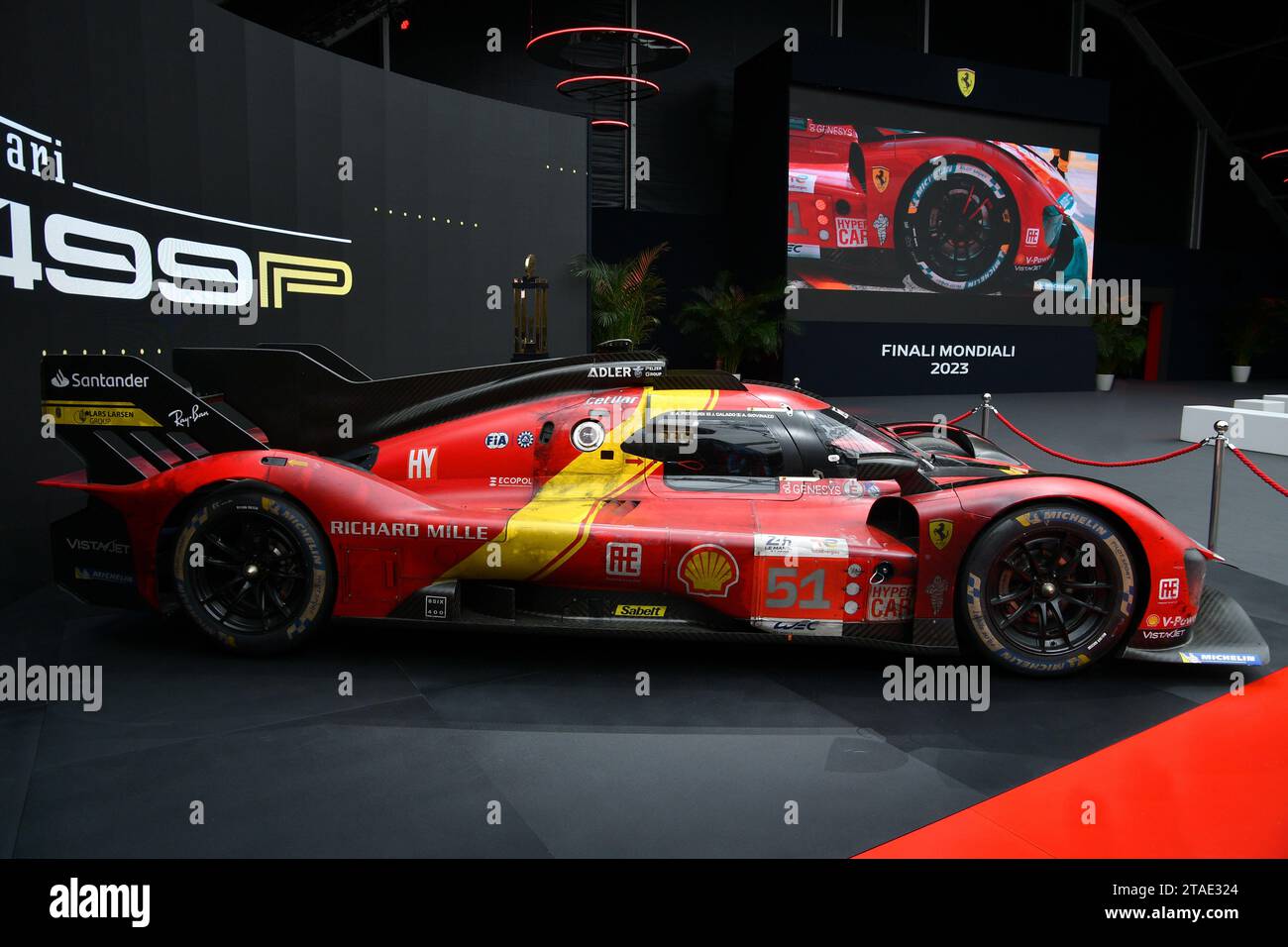 Scarperia, Mugello - 28 October 2023: Ferrari 499P #51 Winner at the 24 ...