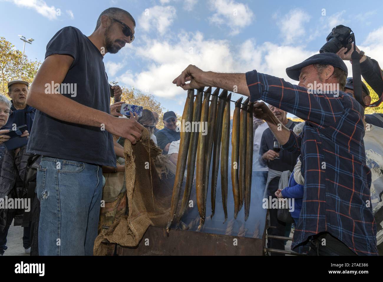 Traditional fish smoking hi-res stock photography and images - Alamy