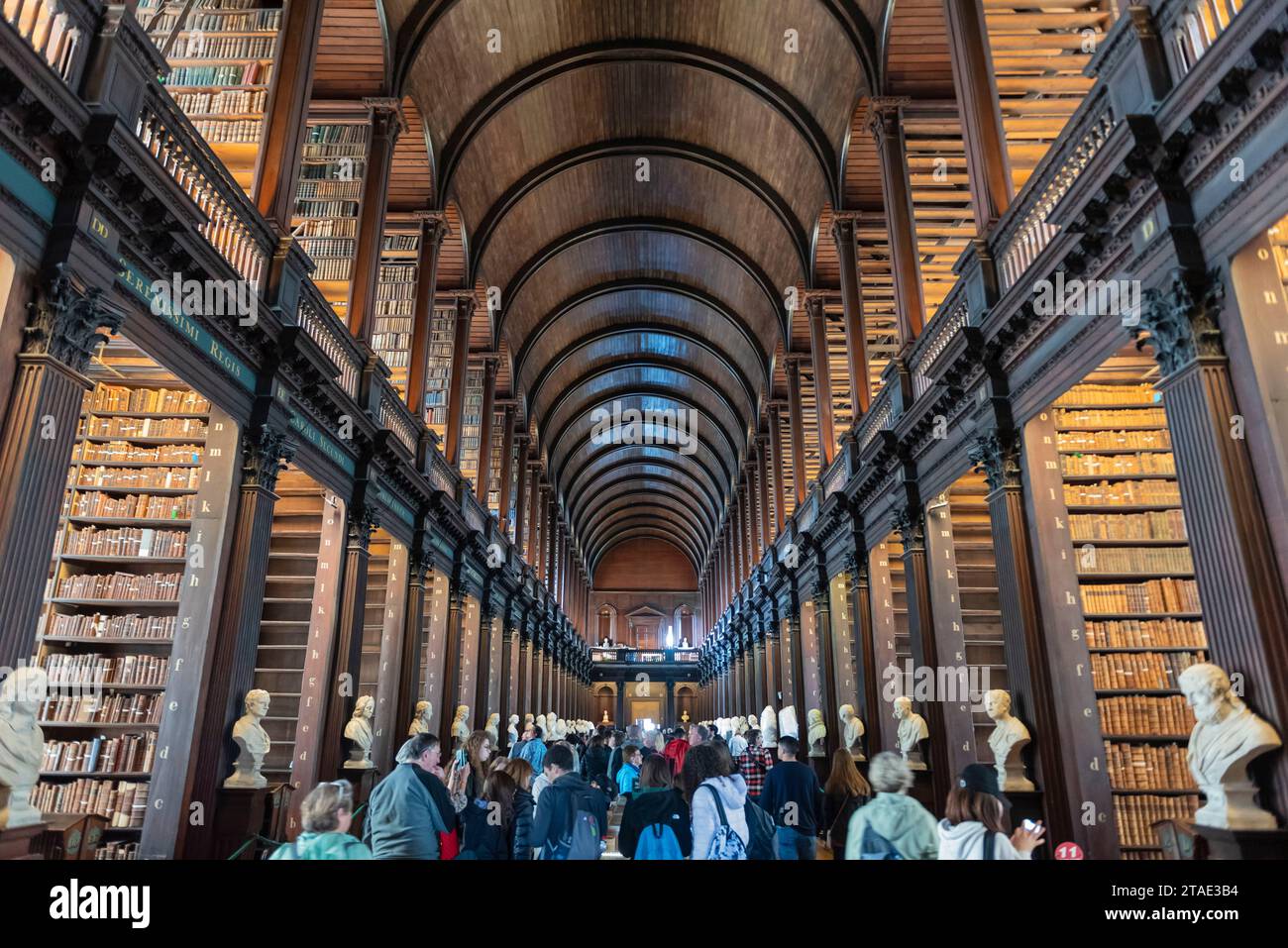 Republic of Ireland, County Dublin, Dublin, Trinity College Library ...
