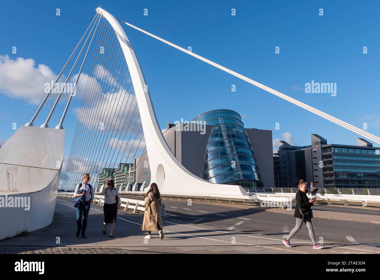 Republic of Ireland, County Dublin, Dublin, Samuel Beckett Bridge by ...