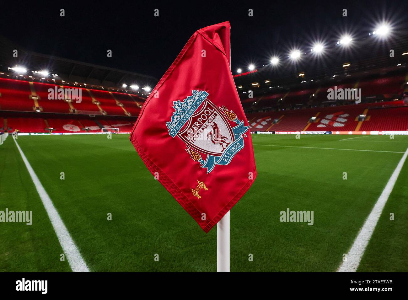 Liverpool, UK. 30th Nov, 2023. A general view of Anfield and a ...