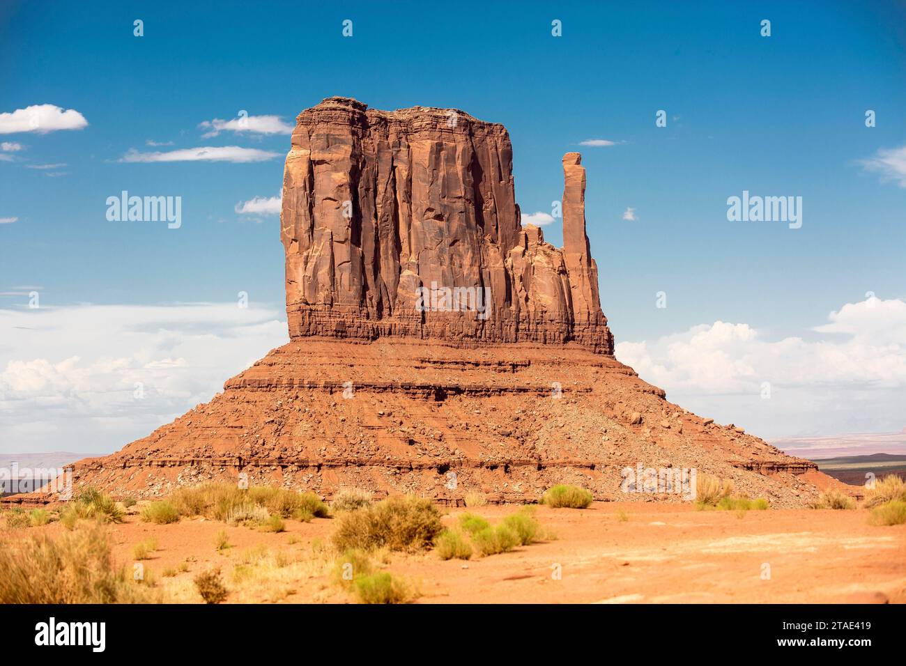 United States, Utah, Navajo Indian Reservation, Monument Valley Stock ...