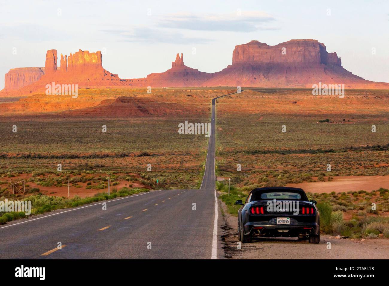 United States, Utah, Navajo Indian Reservation, Monument Valley ...