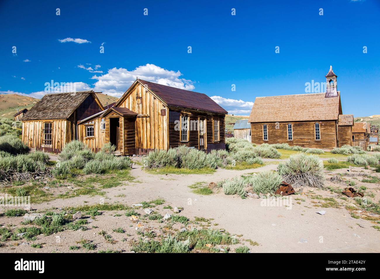 United States, California, Bridgeport, Bodie, Bodie State Historic Park ...