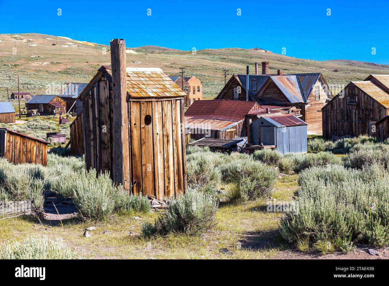 United States, California, Bridgeport, Bodie, Bodie State Historic Park ...