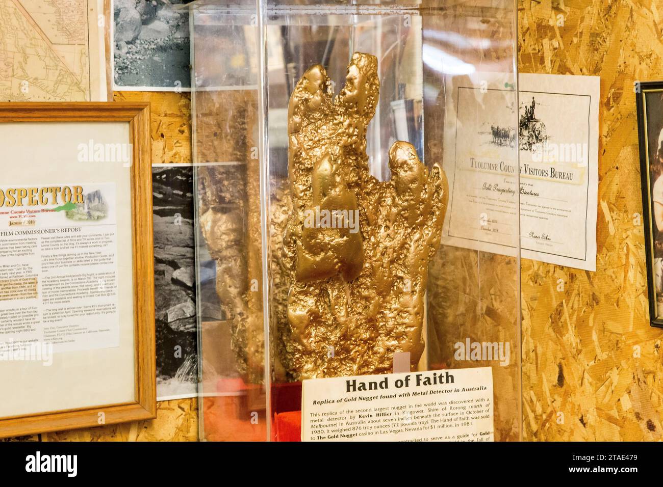 United States, California, Tuolumne County, Jamestown, small gold rush ...