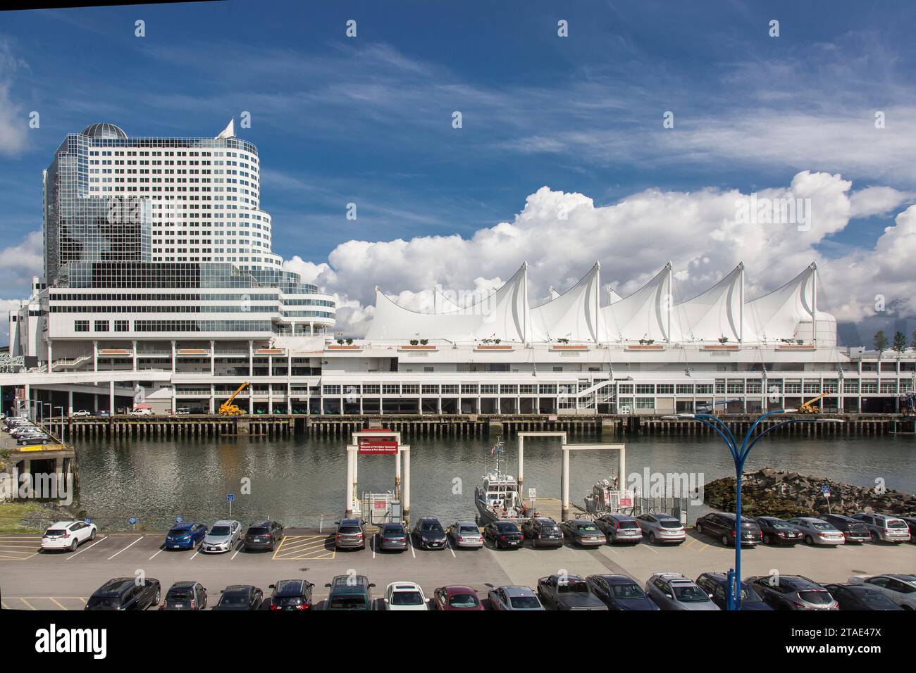 Canada, British Columbia, Vancouver, convention center and ferry ...