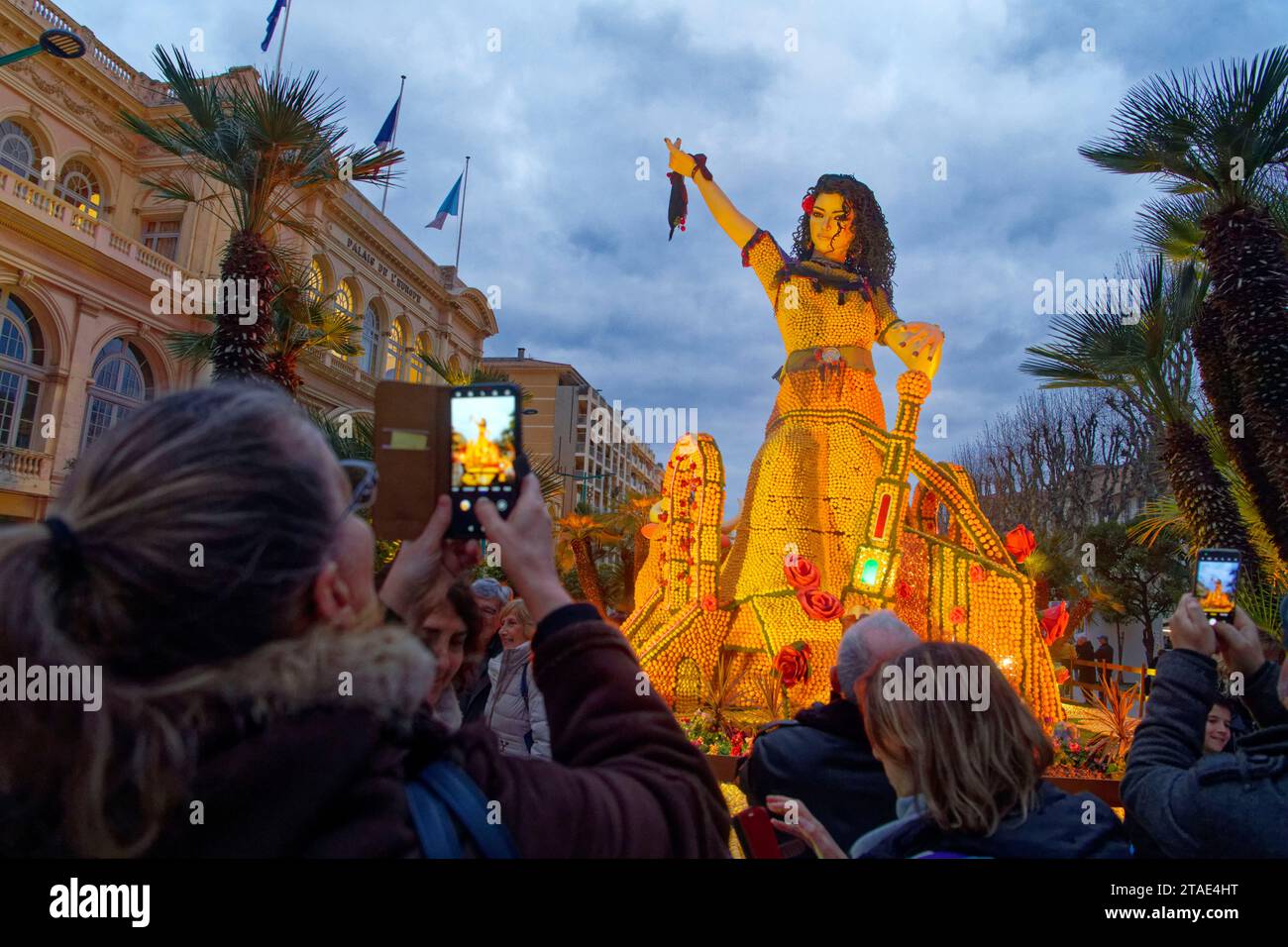 France, Alpes Maritimes, Menton, Lemon Festival (fete du citron) 2023 ...
