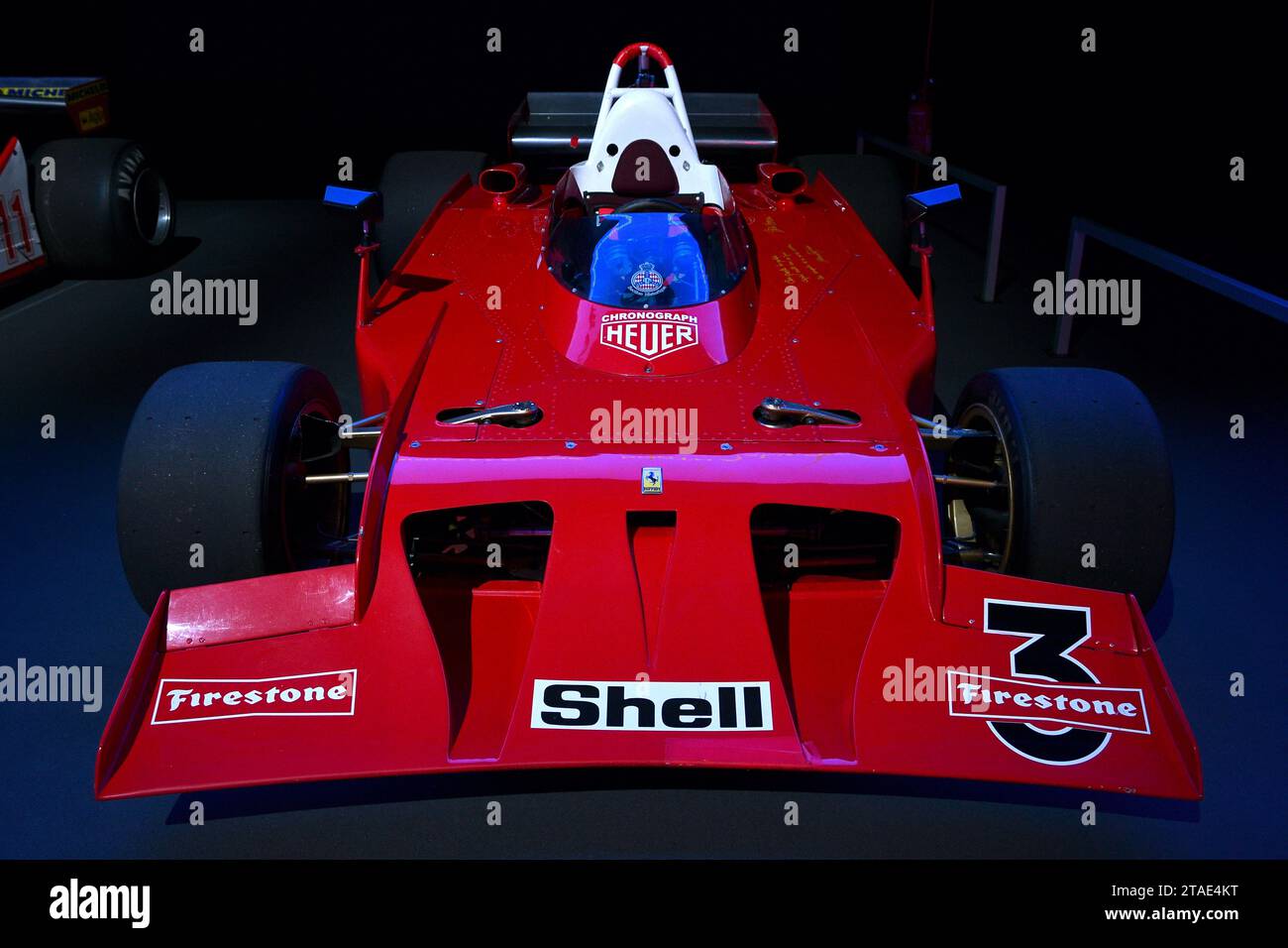 Scarperia, Mugello - 28 October 2023: Ferrari 312 B3 "Spazzaneve" on ...