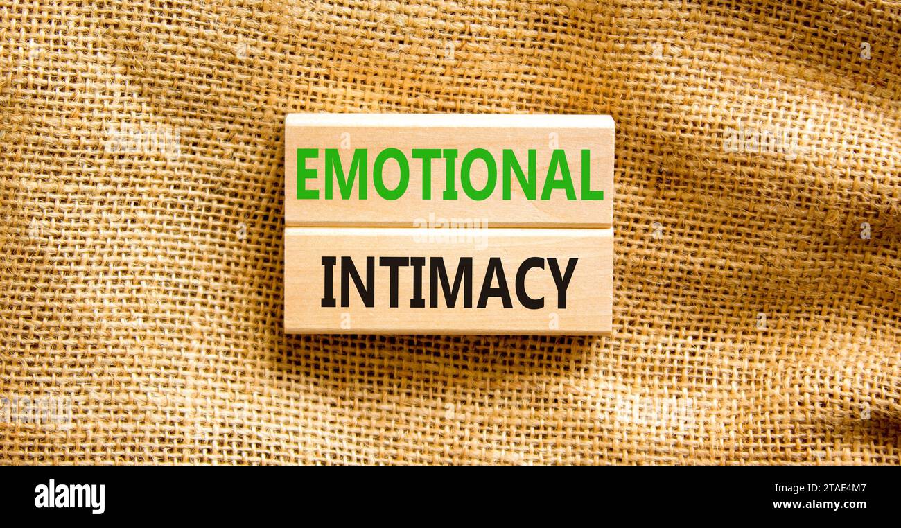 Emotional intimacy symbol. Concept words Emotional intimacy on ...