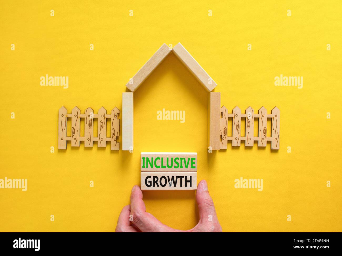 Inclusive growth symbol. Concept words Inclusive growth on beautiful ...