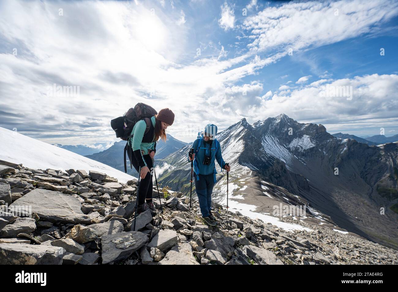 France, Haute-Savoie (74), Massif du Chablais, Montagnes du Giffre ...