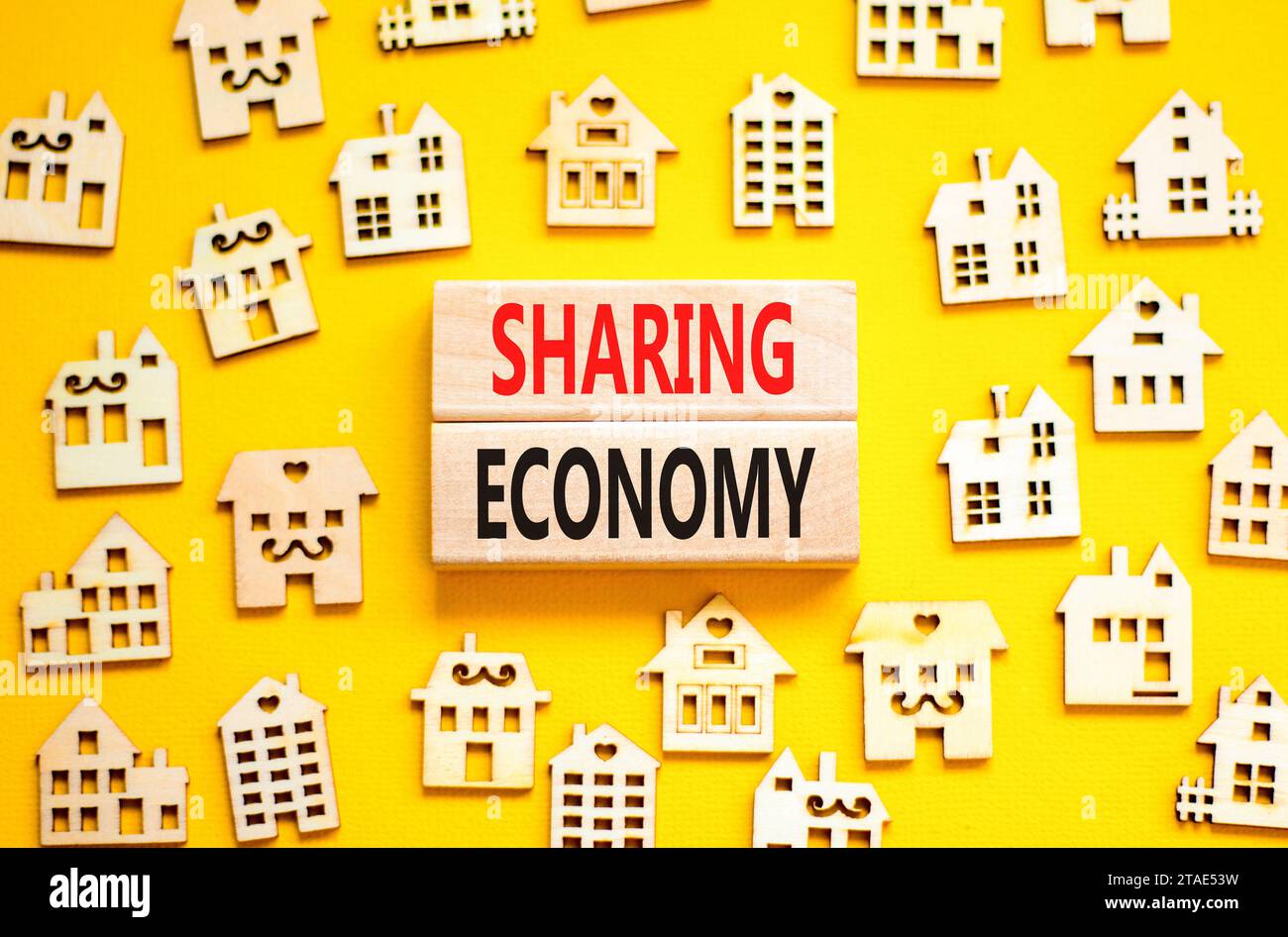 Sharing economy symbol. Concept words Sharing economy on beautiful ...