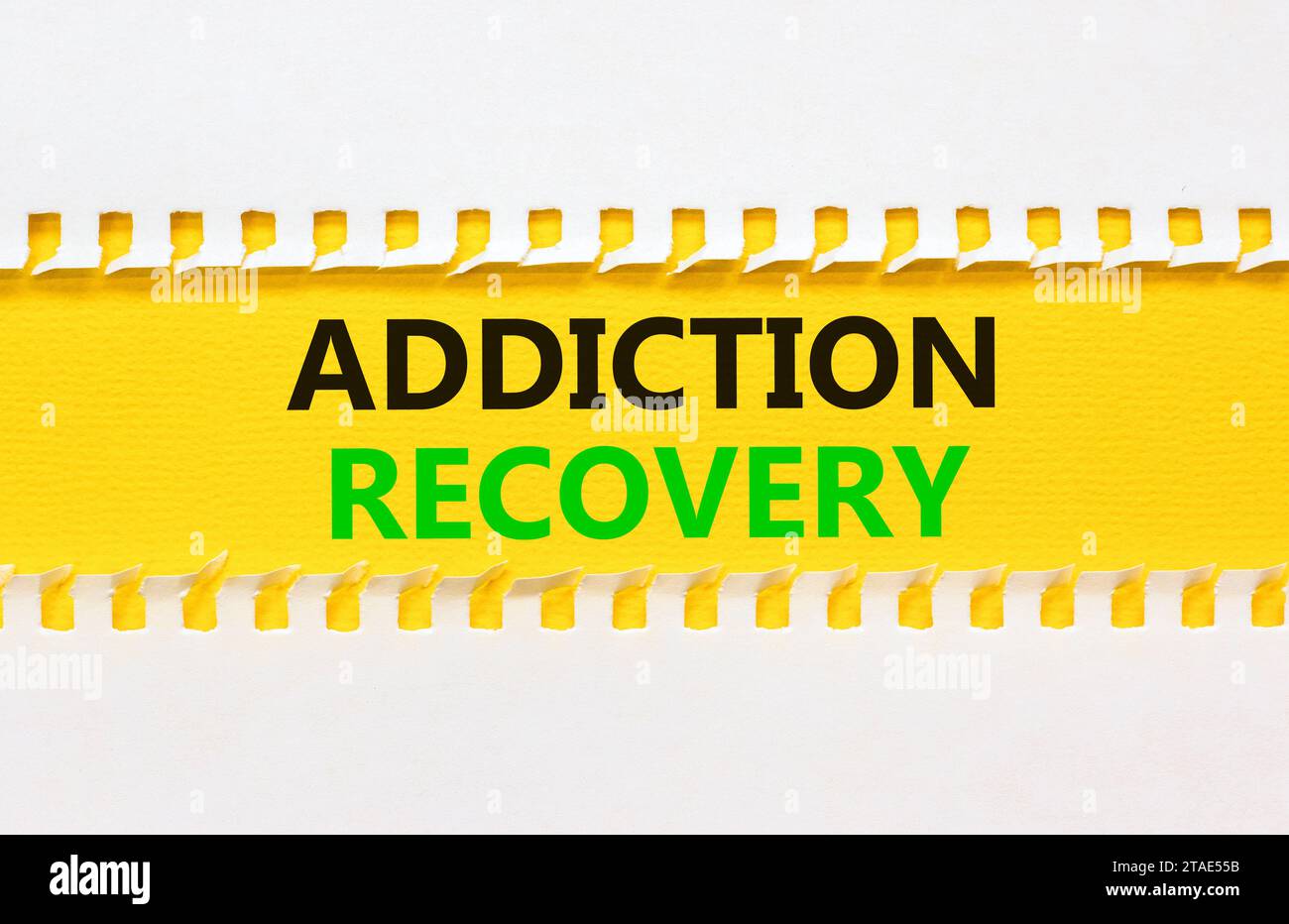 Addiction recovery symbol. Concept words Addiction recovery on ...