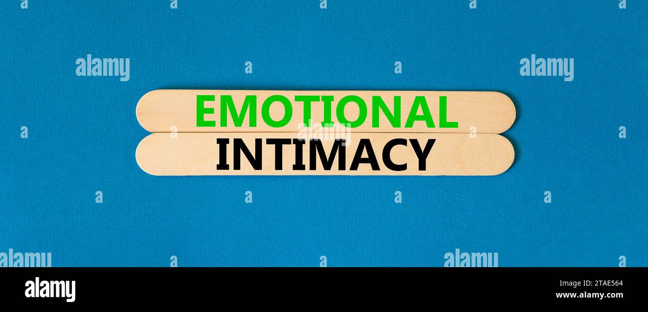 Emotional intimacy symbol. Concept words Emotional intimacy on ...