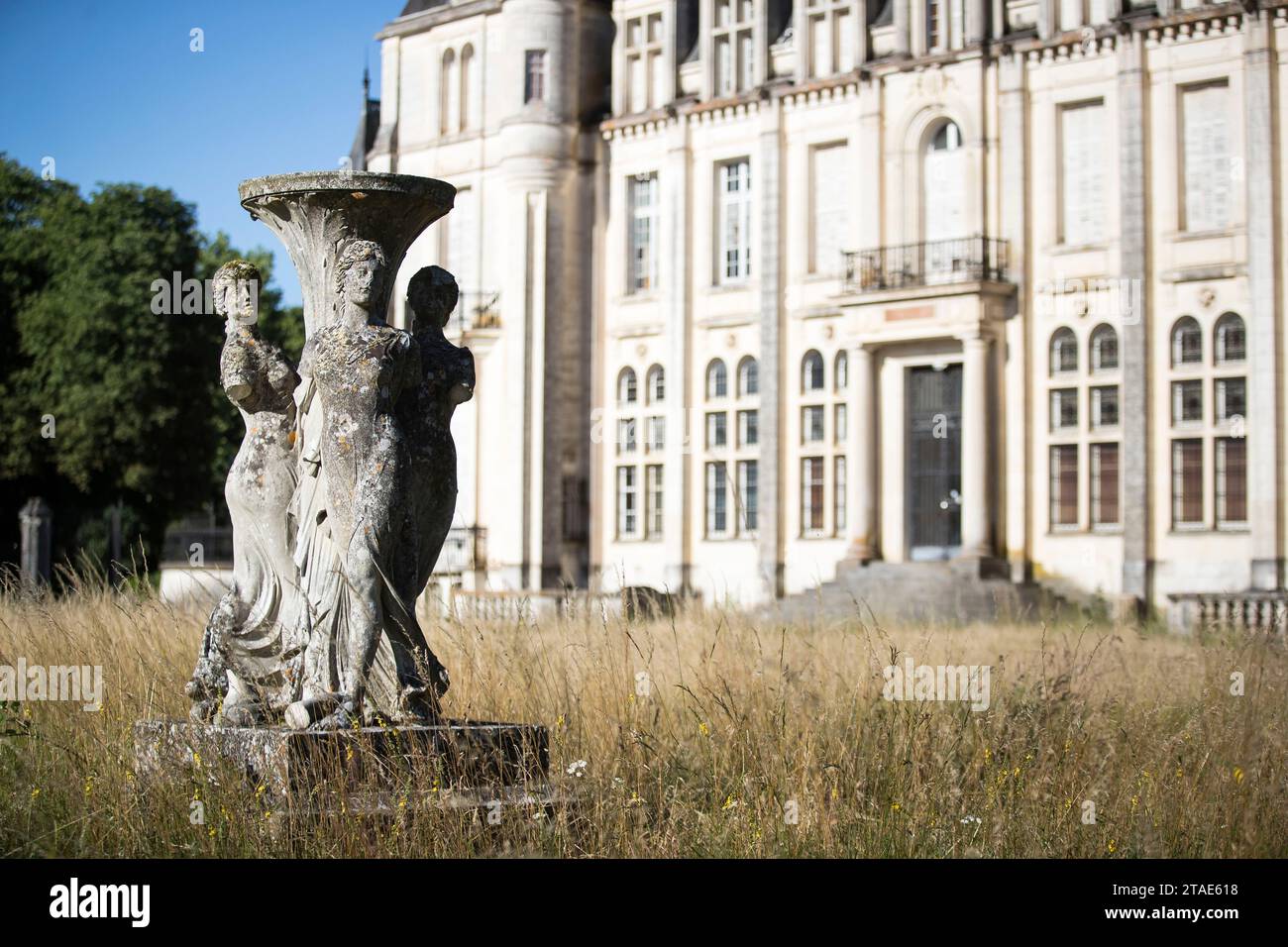 France, Indre et Loire,the private castle of Orfrasière (1905) was ...