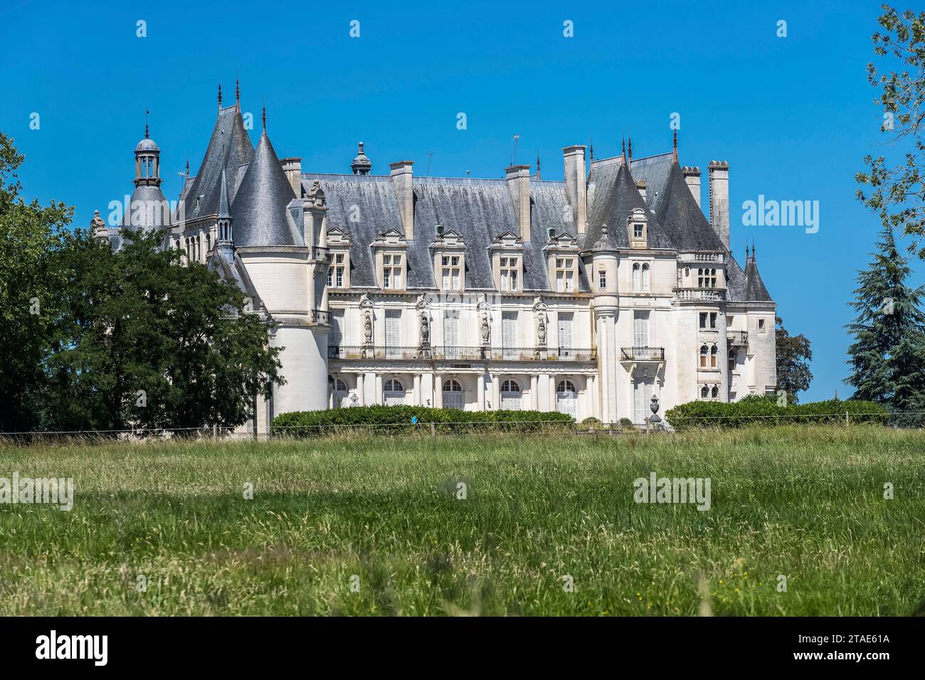 France, Indre et Loire,the private castle of Orfrasière (1905) was ...