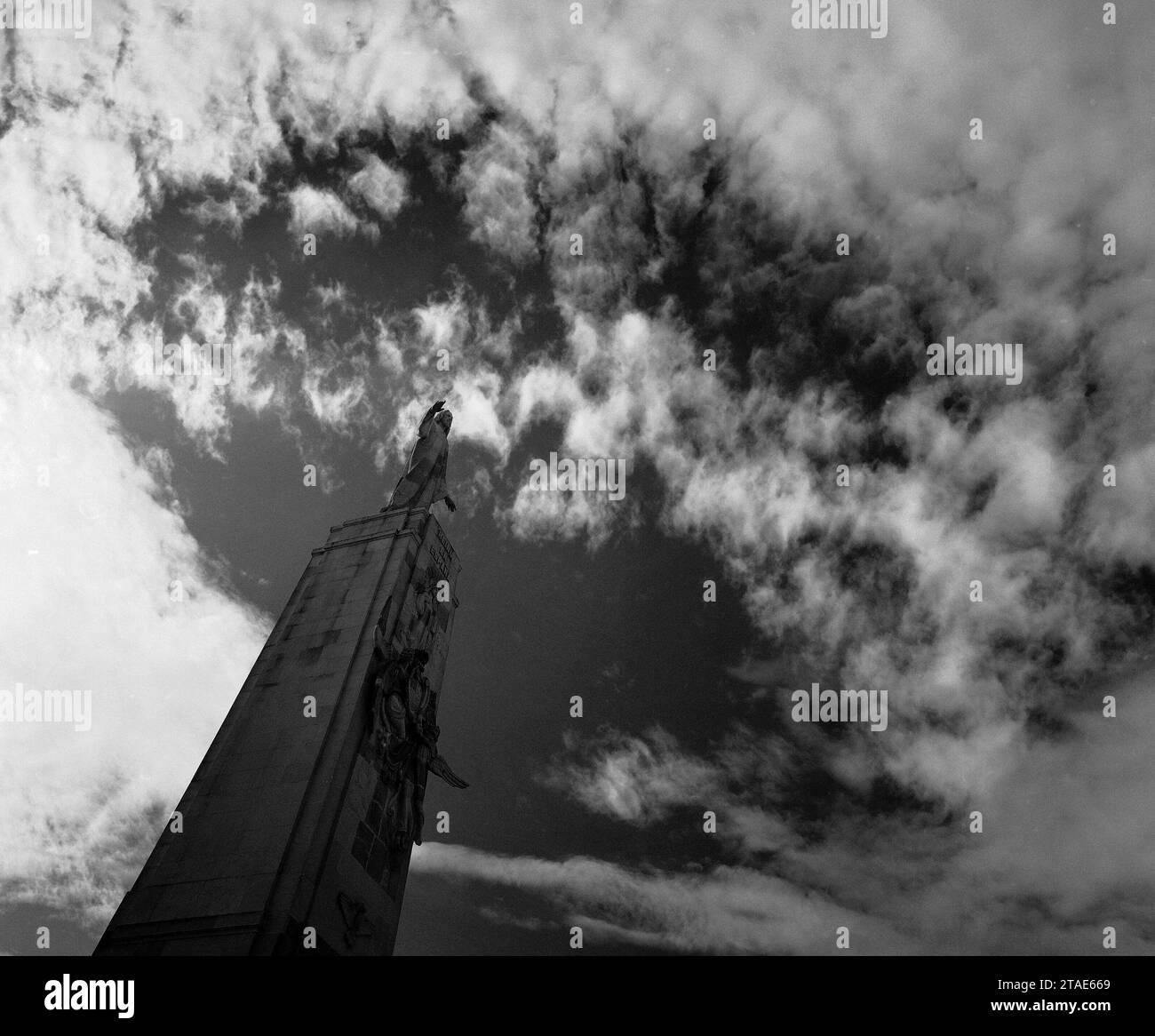 MONUMENTO AL SAGRADO CORAZON - 1912/1954 - FOTOGRAFIA EN BLANCO Y NEGRO ...