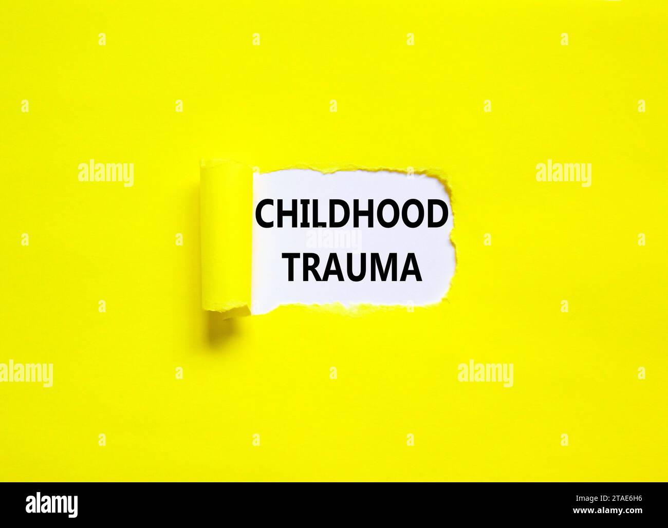 Childhood trauma symbol. Concept words Childhood trauma on beautiful ...