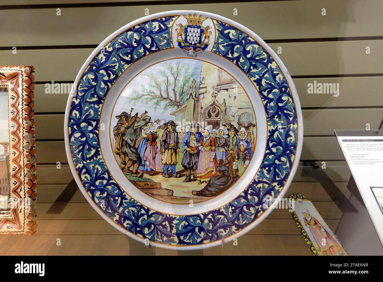 France, Finistere, Quimper, Breton Department Museum in the old ...