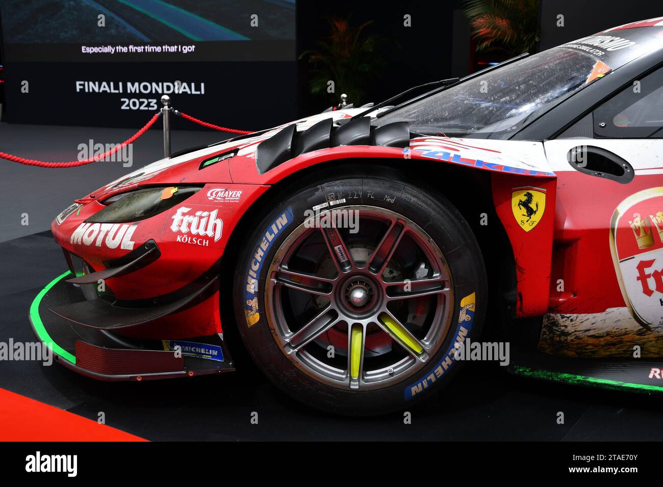 Scarperia, Mugello - 28 October 2023: Ferrari 296 GT3 of Frikadelli ...