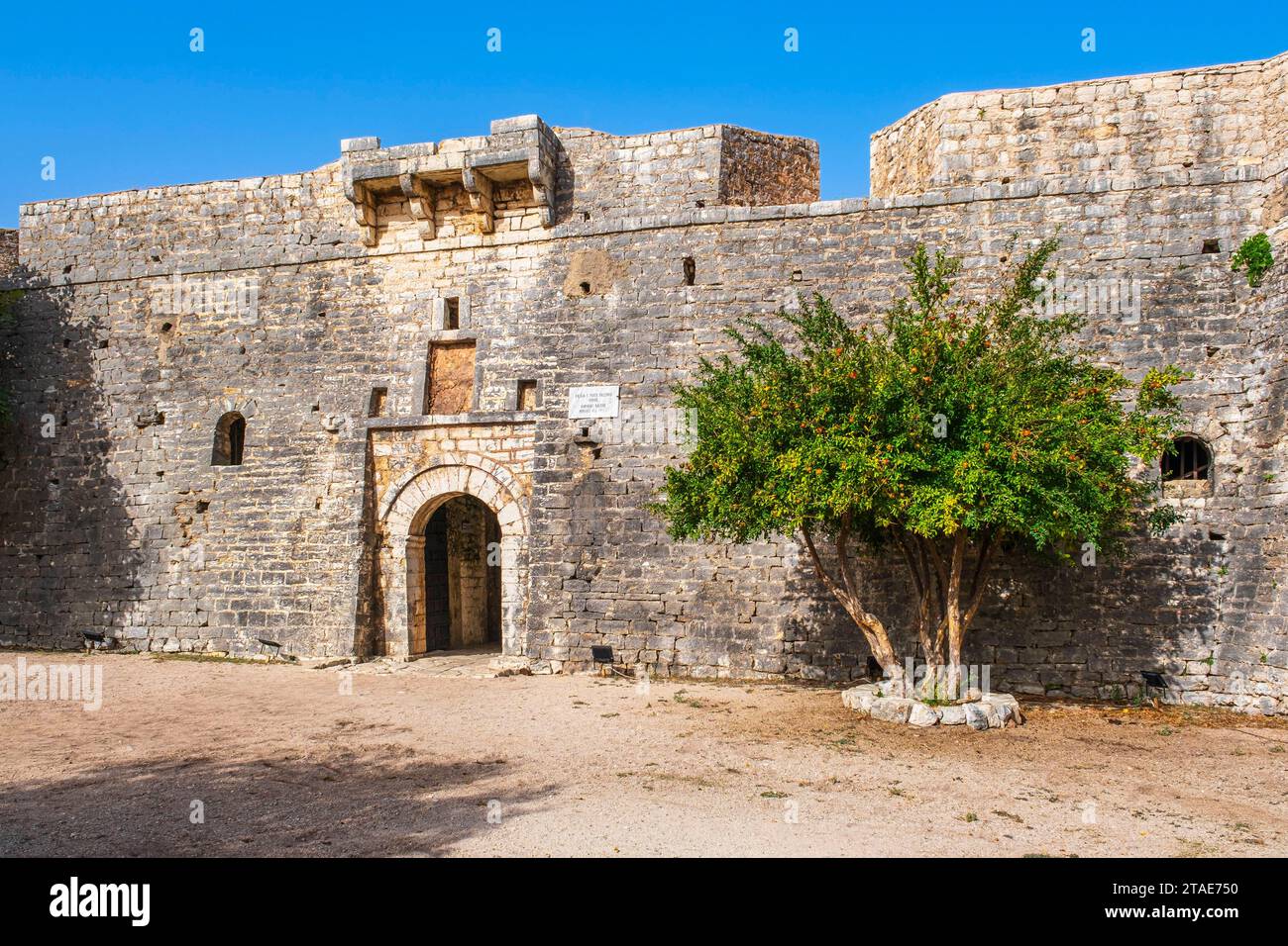 Albania, Vlora province, Albanian Riviera, surroundings of Himare ...