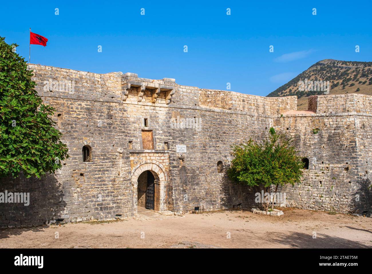 Albania, Vlora province, Albanian Riviera, surroundings of Himare ...