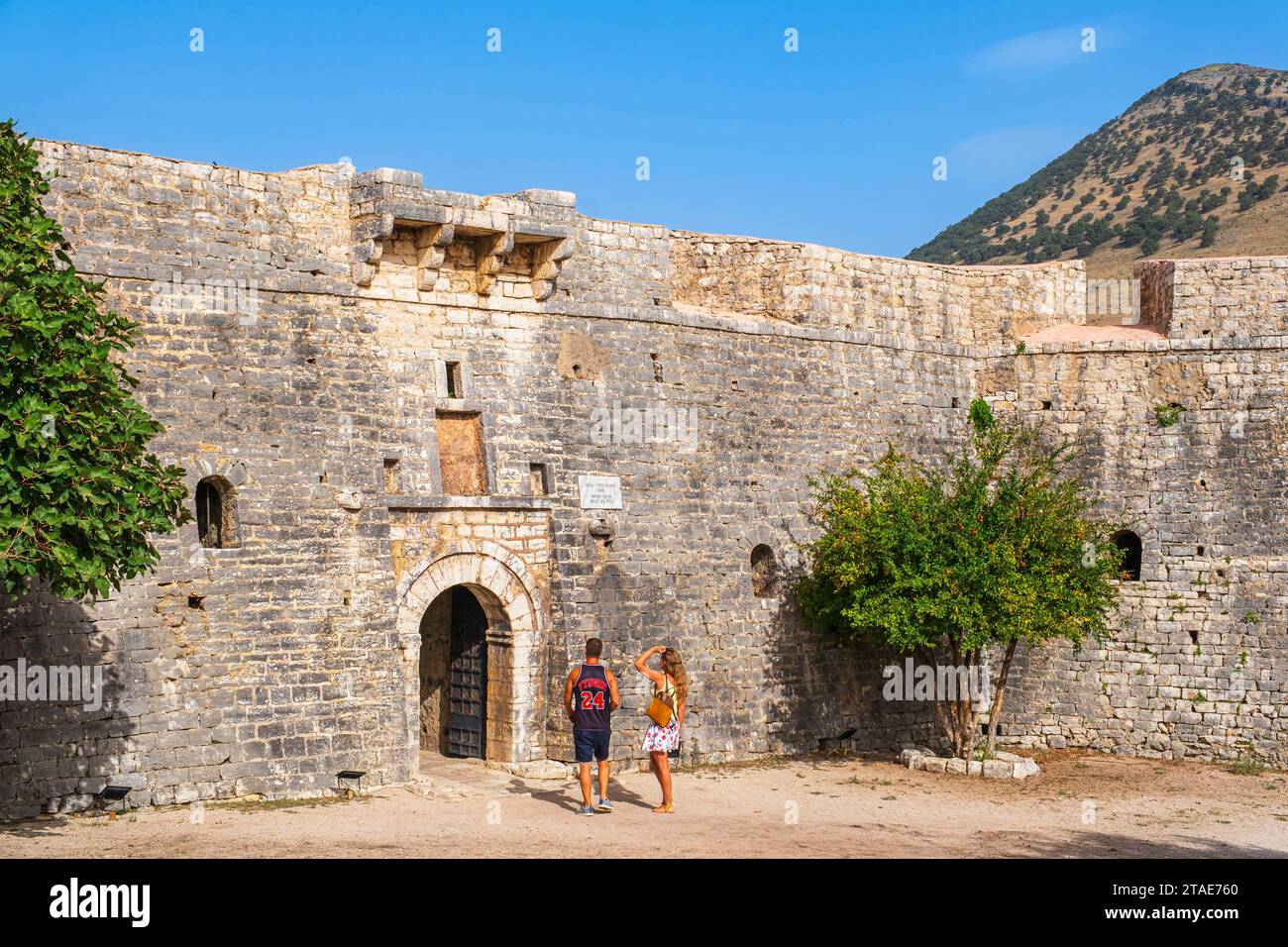 Albania, Vlora province, Albanian Riviera, surroundings of Himare ...