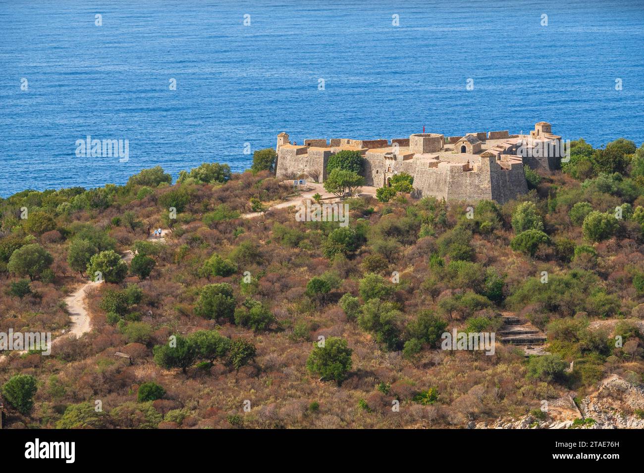 Albania, Vlora province, Albanian Riviera, surroundings of Himare ...