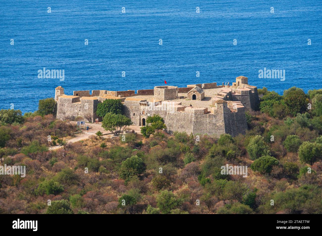 Albania, Vlora province, Albanian Riviera, surroundings of Himare ...