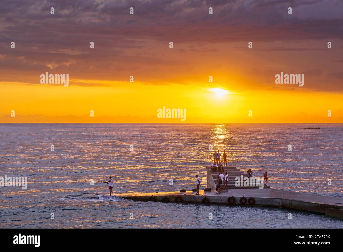 Albania, Vlora province, Dhermi, seaside resort on the Albanian Riviera ...