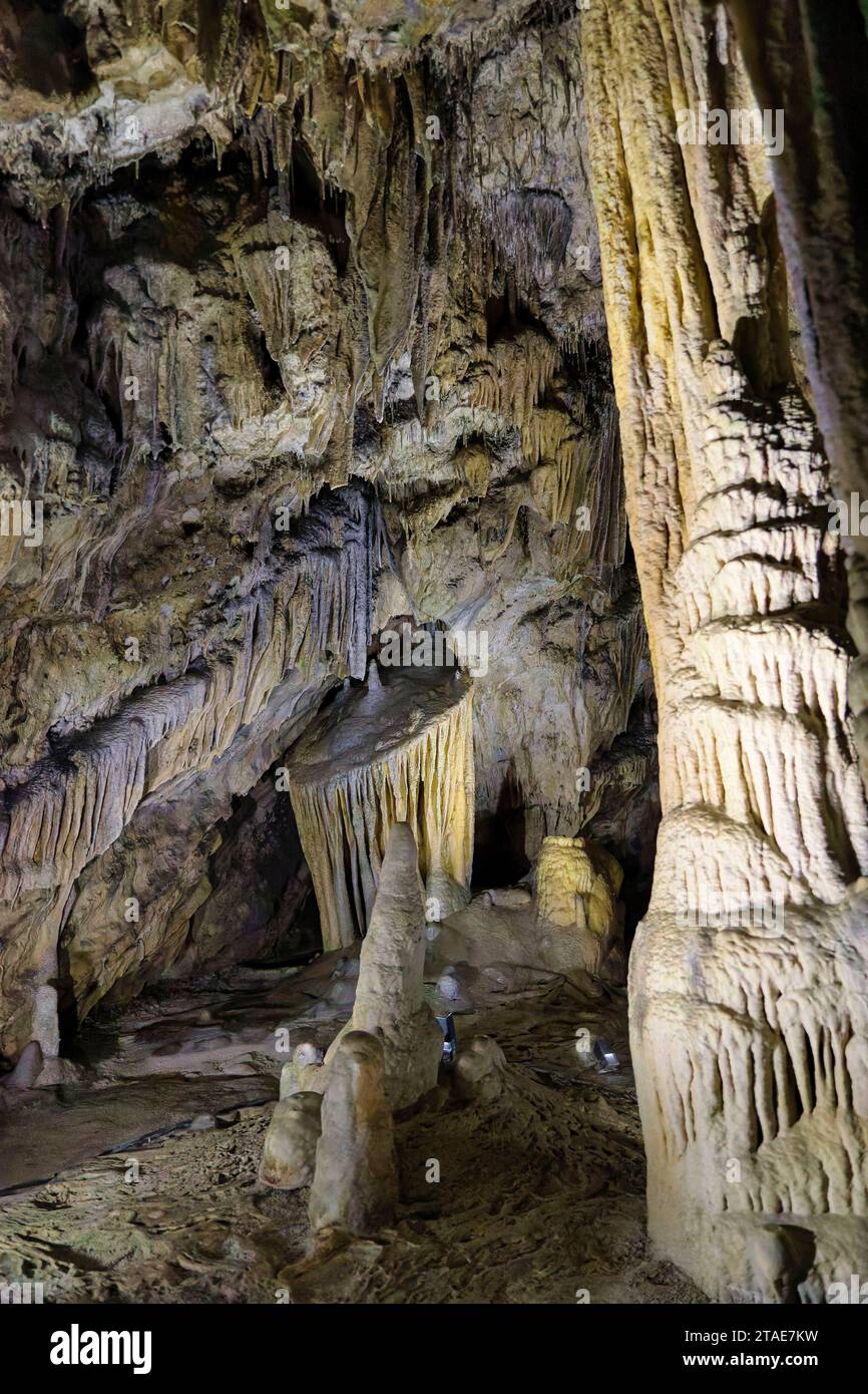 Belgium, Wallonia, Province of Namur, Han-sur-Lesse, the Caves of Han ...