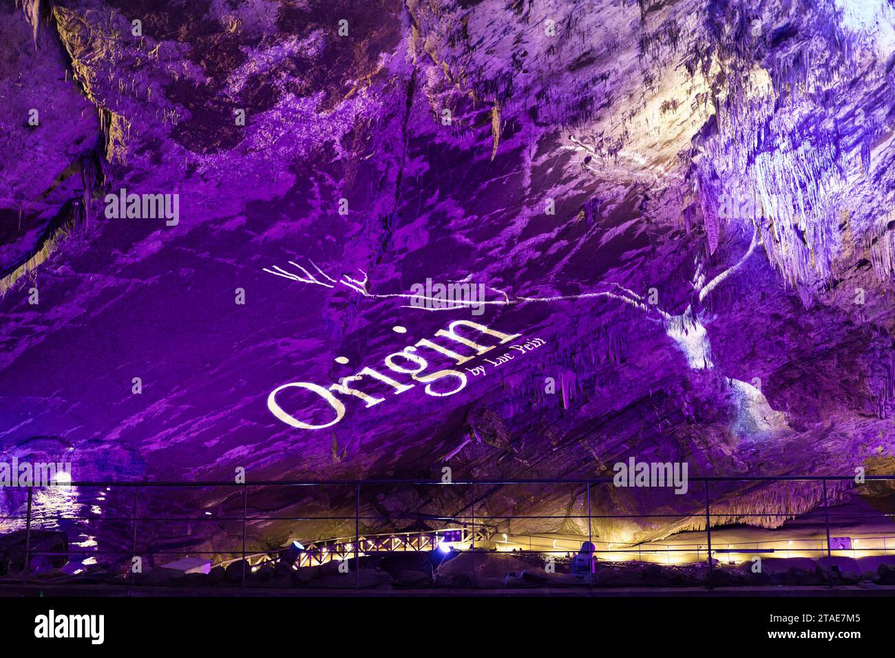 Belgium, Wallonia, Province of Namur, Han-sur-Lesse, the Caves of Han ...