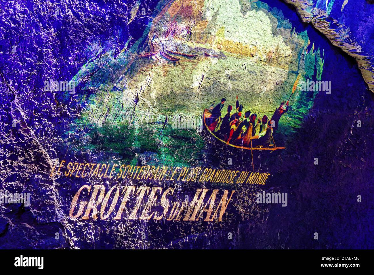 Belgium, Wallonia, Province of Namur, Han-sur-Lesse, the Caves of Han ...