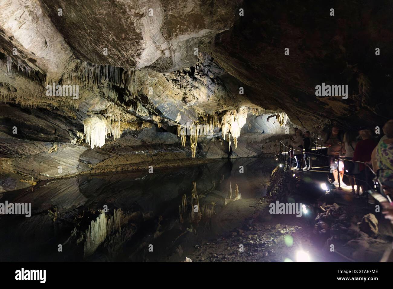 Belgium, Wallonia, Province of Namur, Han-sur-Lesse, the Caves of Han ...