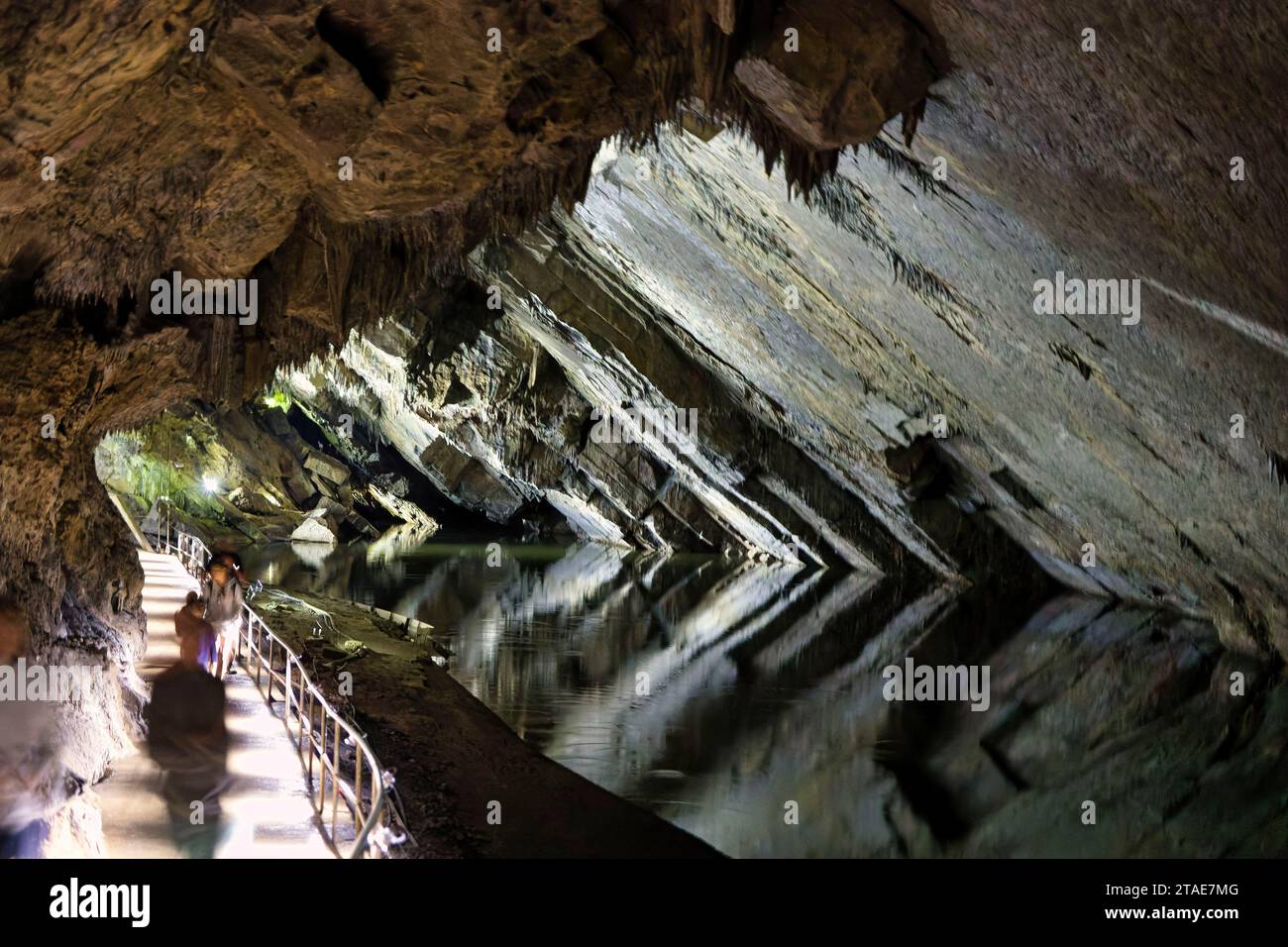 Belgium, Wallonia, Province of Namur, Han-sur-Lesse, the Caves of Han ...