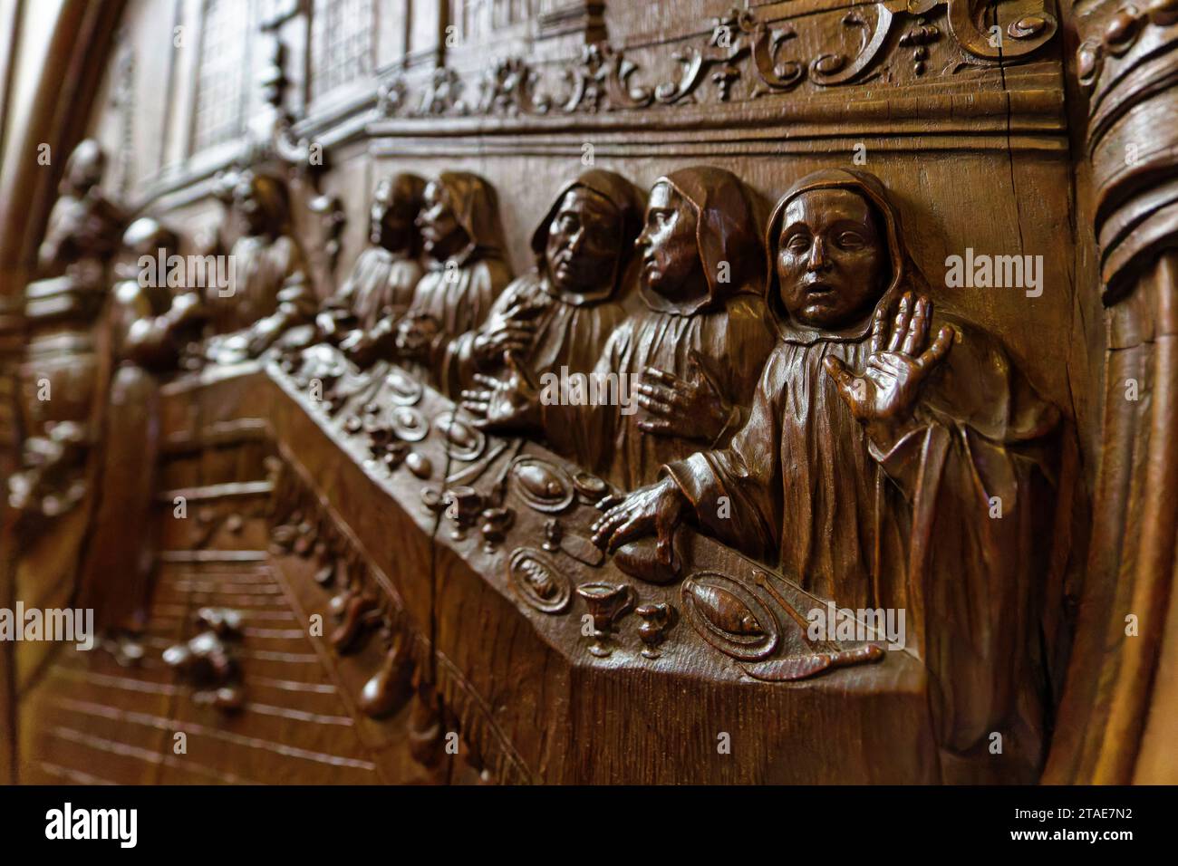Belgium, Wallonia, Province of Hainaut, Tournai, Notre-Dame de Tournai ...