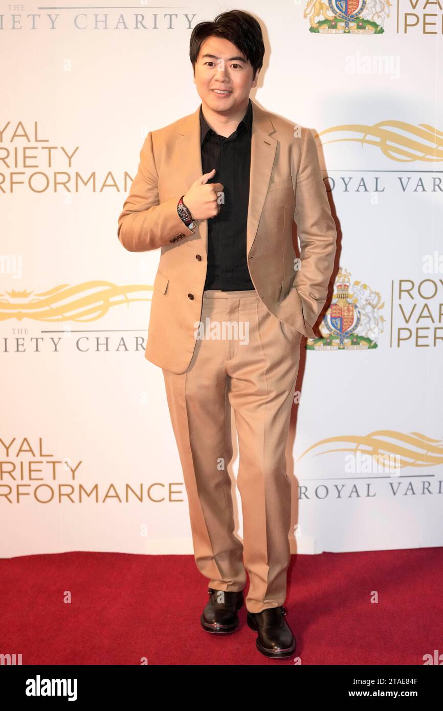 Chinese pianist Lang Lang arrives at the Royal Albert Hall for the ...